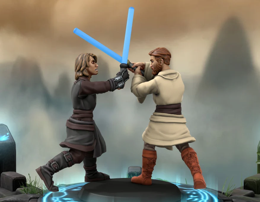 Made Anakin vs Obi-Wan in Hero Forge | Scrolller