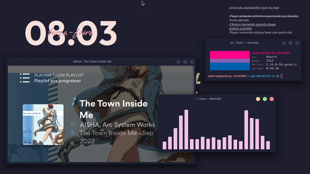 [Plasma] Catpuccin looks really nice, but I'm looking forward to making my own themes from ...