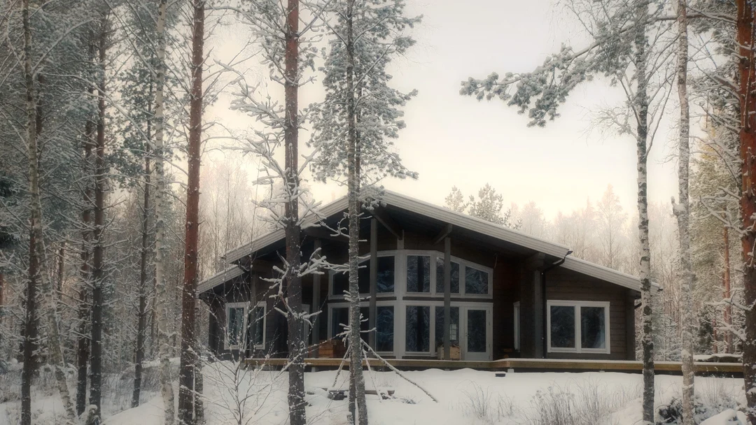 My Log Cabin/Cottage/House/Lodge in Finland; First Snow | Scrolller