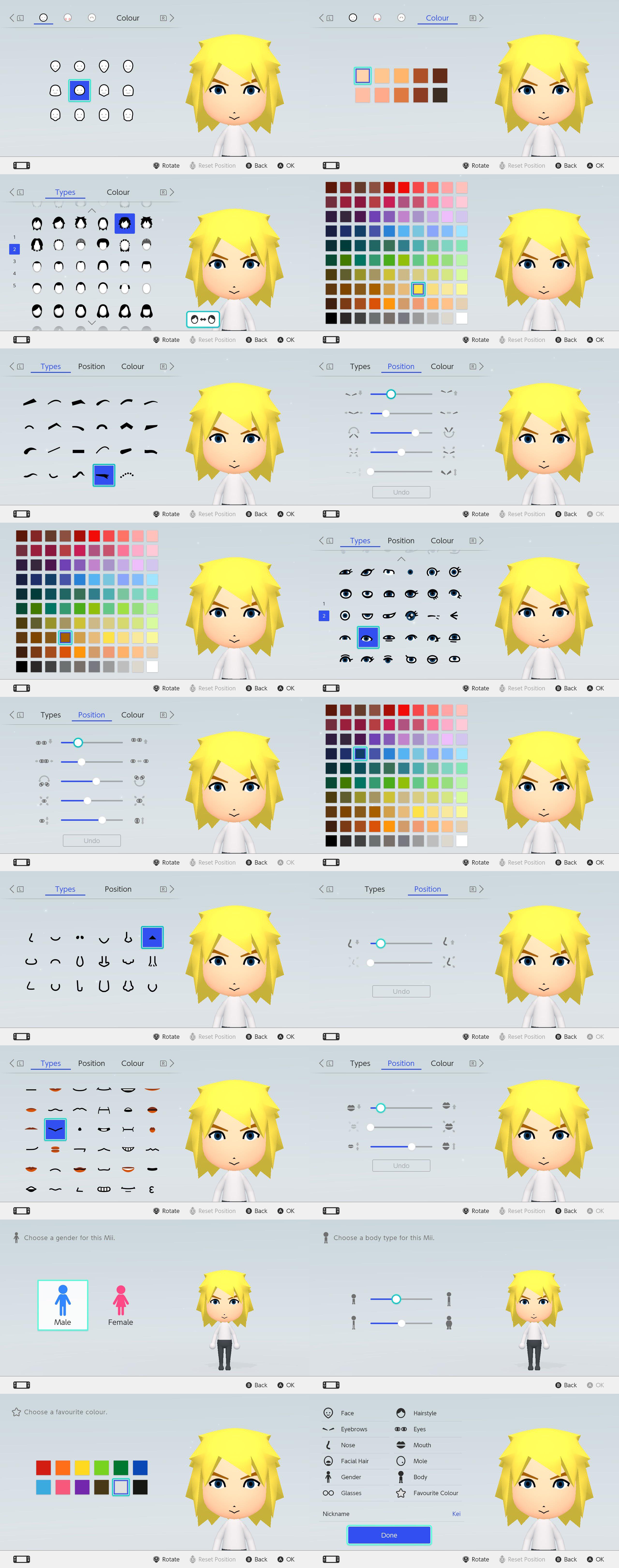 How to make a Kei Mihoshi Mii I made from The Bishi Bashi for Switch | Scrolller