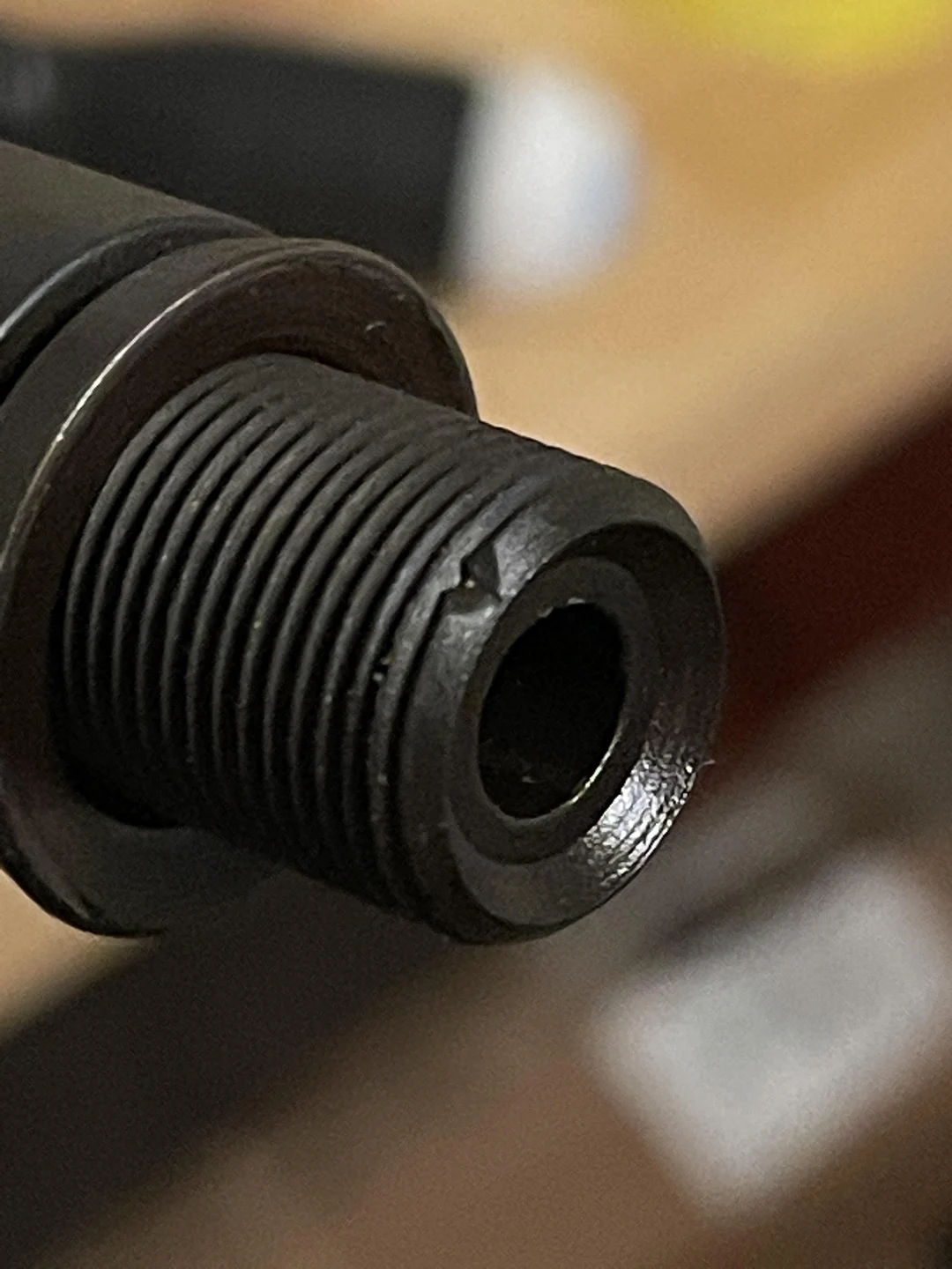 This is my brand new Faxon barrel. Will this chip affect accuracy? | Scrolller