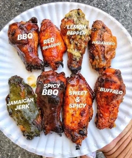 choose 2 flavors 🤔 jerk and bbq 💯💯💯 | Scrolller