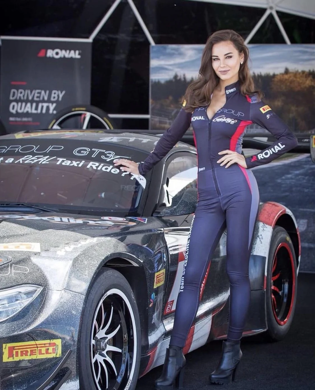 Top-shelf brunette strikes up a promo pose | Scrolller