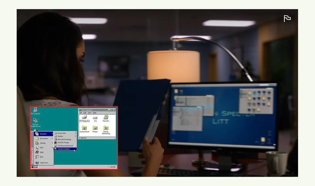 Why is Racgel running Windows 95? | Scrolller