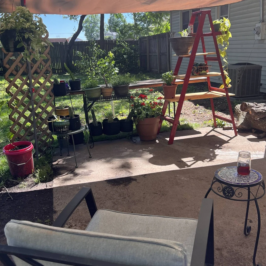 My back porch cozy space | Scrolller