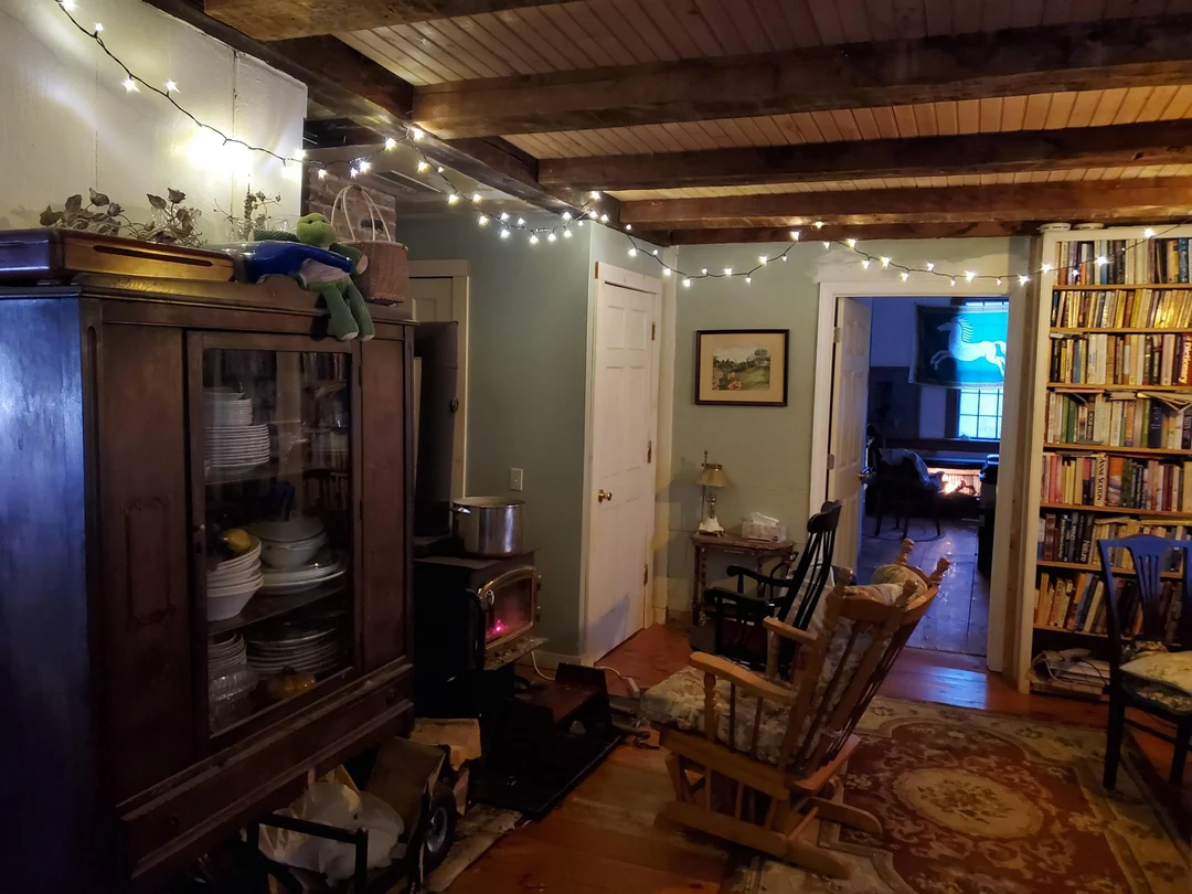 My Dining Room Is Pretty Cozy On A Cold Winters Night. | Scrolller
