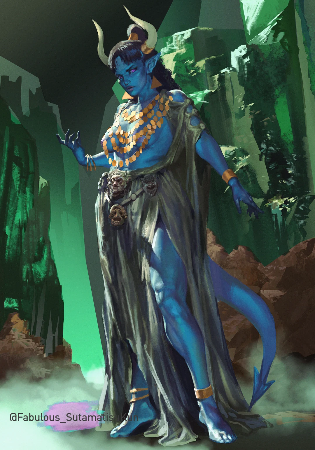 [OC] The necro-crystal caves | Scrolller