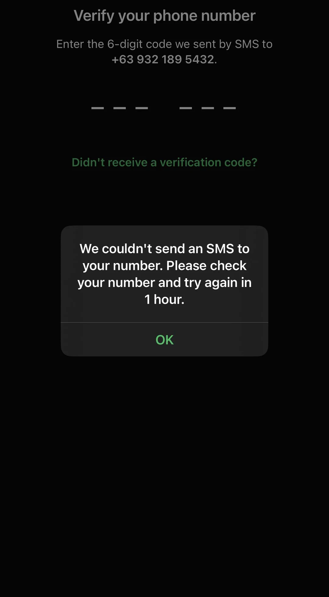 WhatsApp verification problem. | Scrolller
