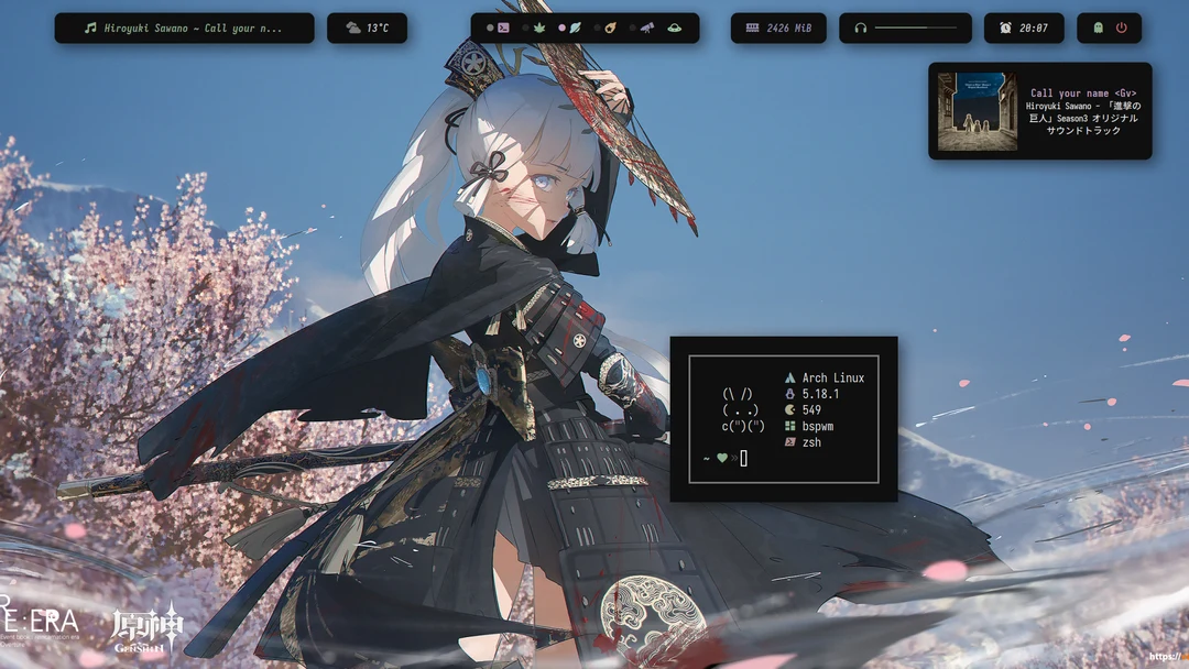 [BSPWM] Genshin | Scrolller