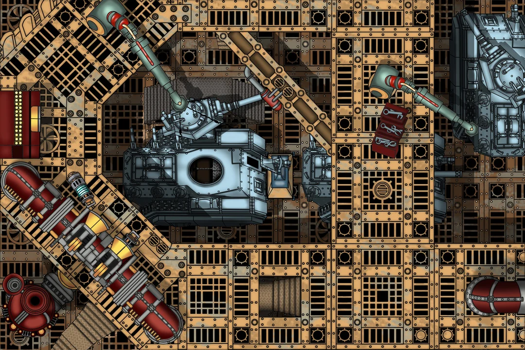Chimera assembly shop . Warhammer 40k. | Scrolller