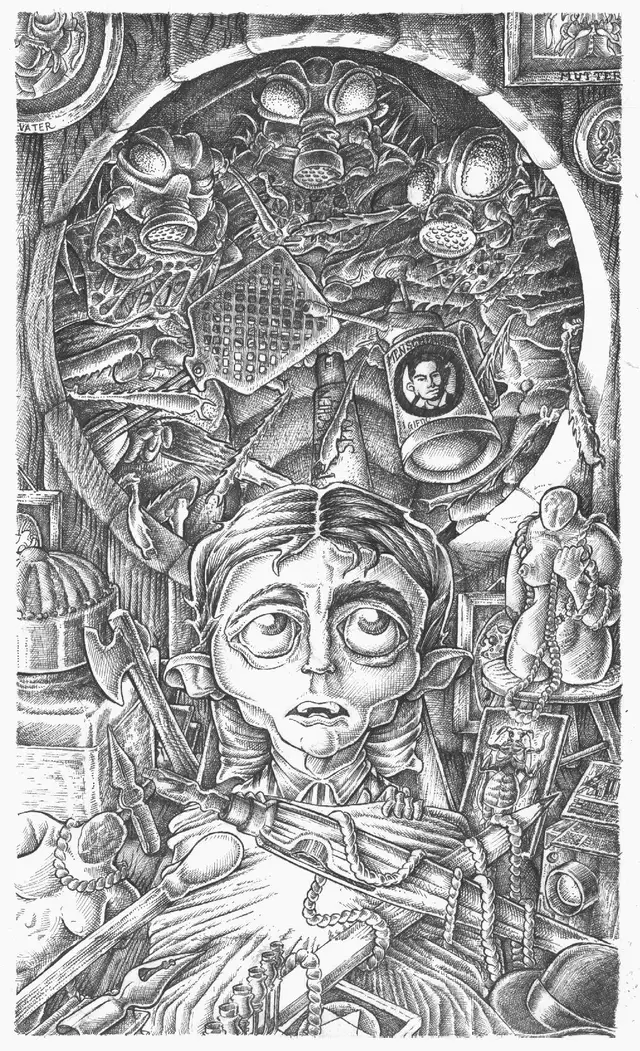 The Metamorphosis, Me, Ink on paper, 2021 | Scrolller