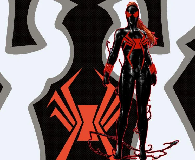 Here's Black Widow Symbiote cosplay zentai suit pattern that I made. | Scrolller