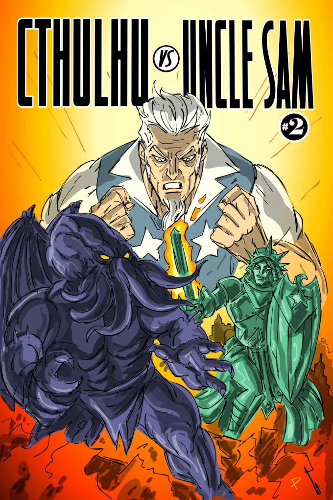 Cthulhu vs. Uncle Sam - my new comic book | Scrolller