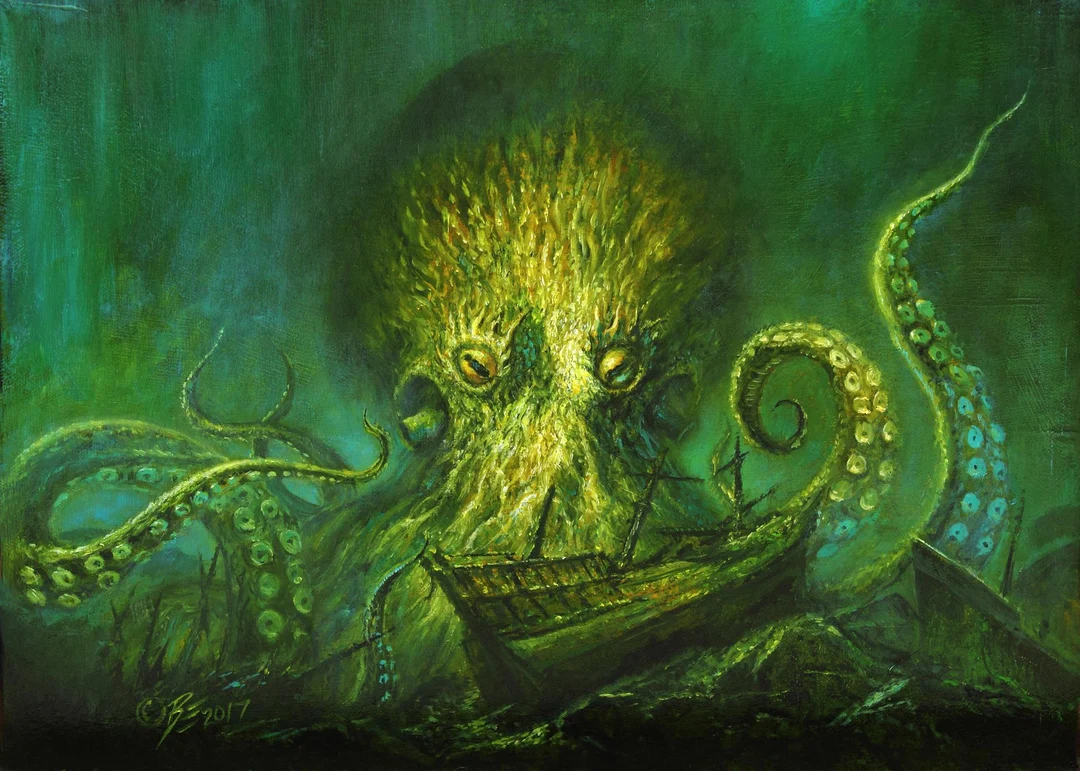 Kraken's Lair by Bob Eggleton | Scrolller