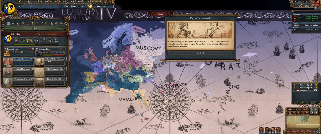 Why does Gelre randomly explore provinces without exploration ideas? | Scrolller