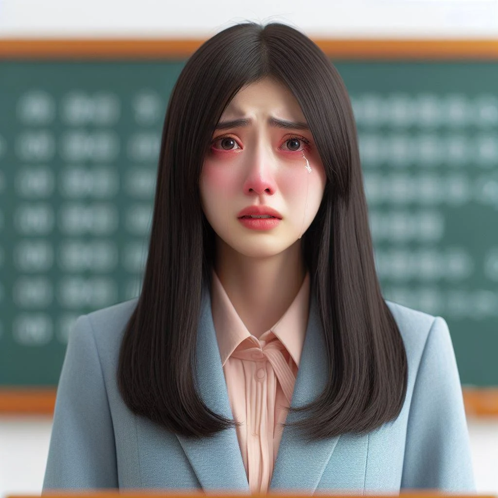 Crying girl (AI generated) | Scrolller