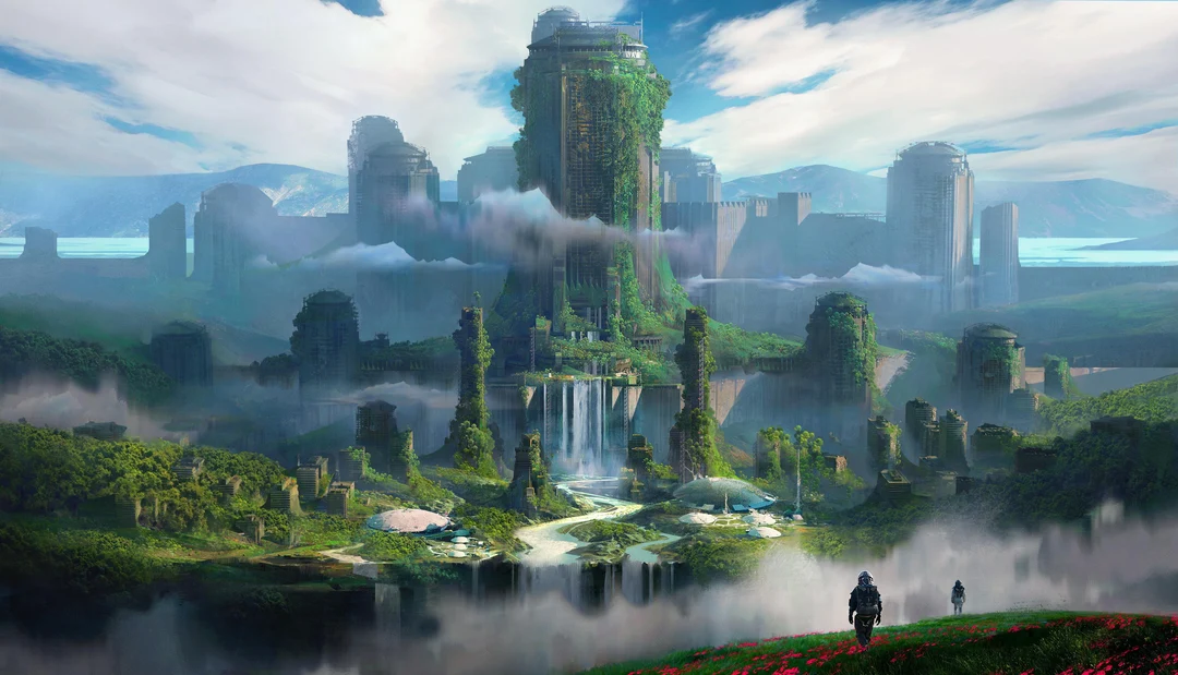 Ruins of Our Civilization by Ivan Laliashvili, uncropped version in comments | Scrolller