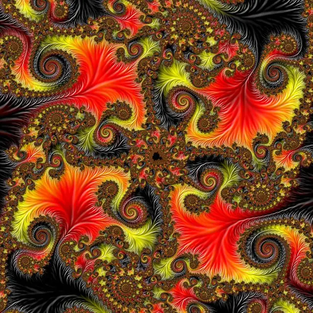 Hohloma, me, fractal art, 2022 | Scrolller