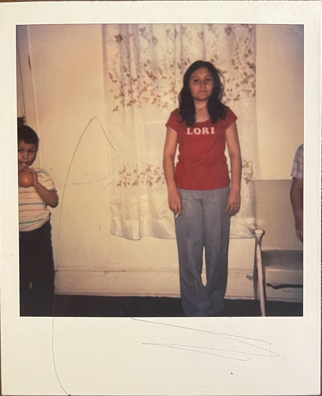 My mom holding a cigarette, circa 1985 | Scrolller