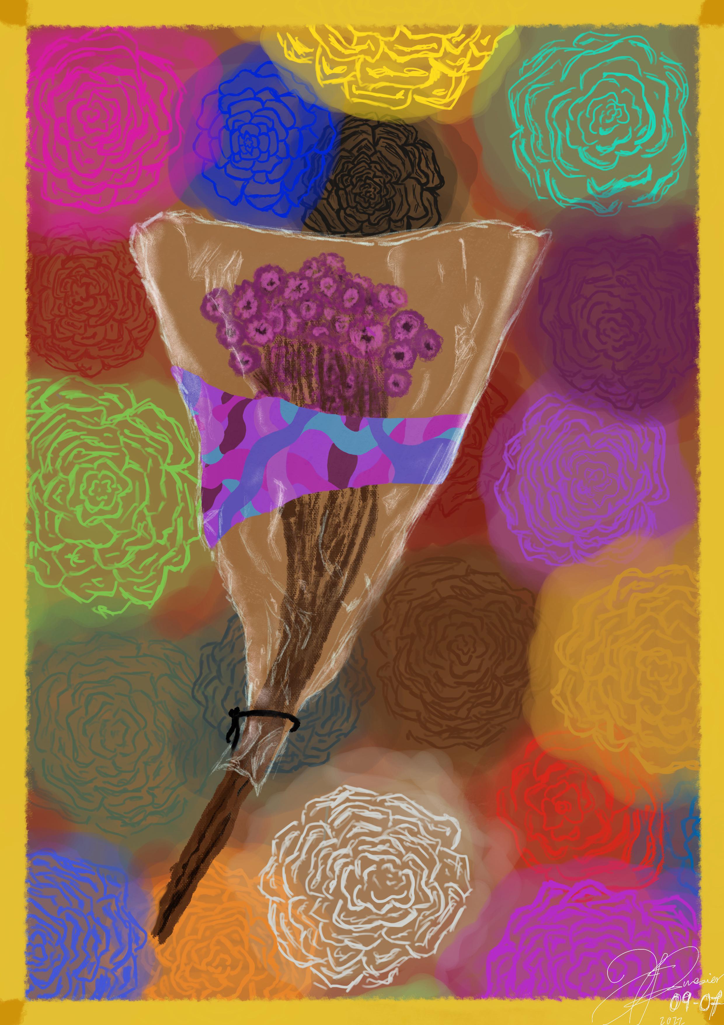 Bundles of affection, Me, Digital, 2022 | Scrolller