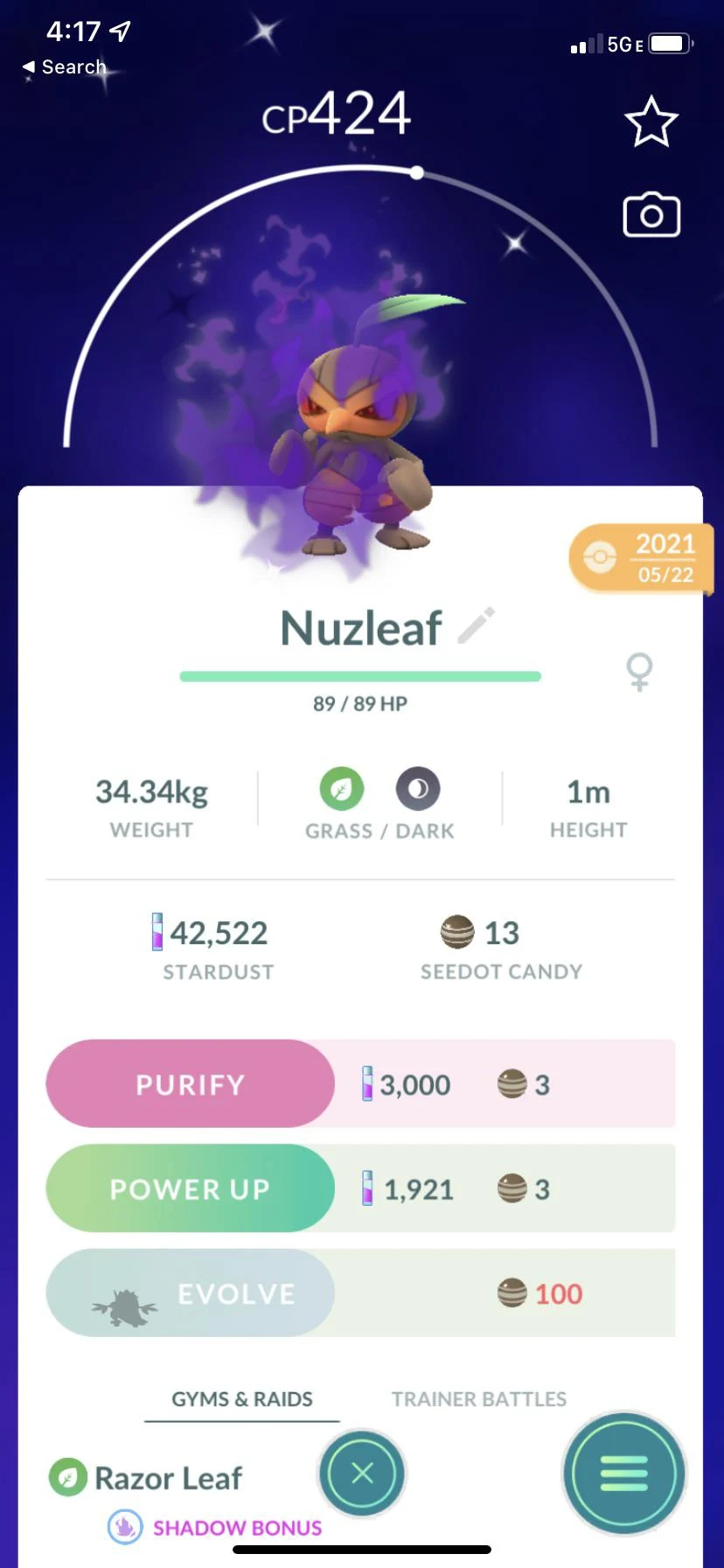 How rare is this shiny | Scrolller