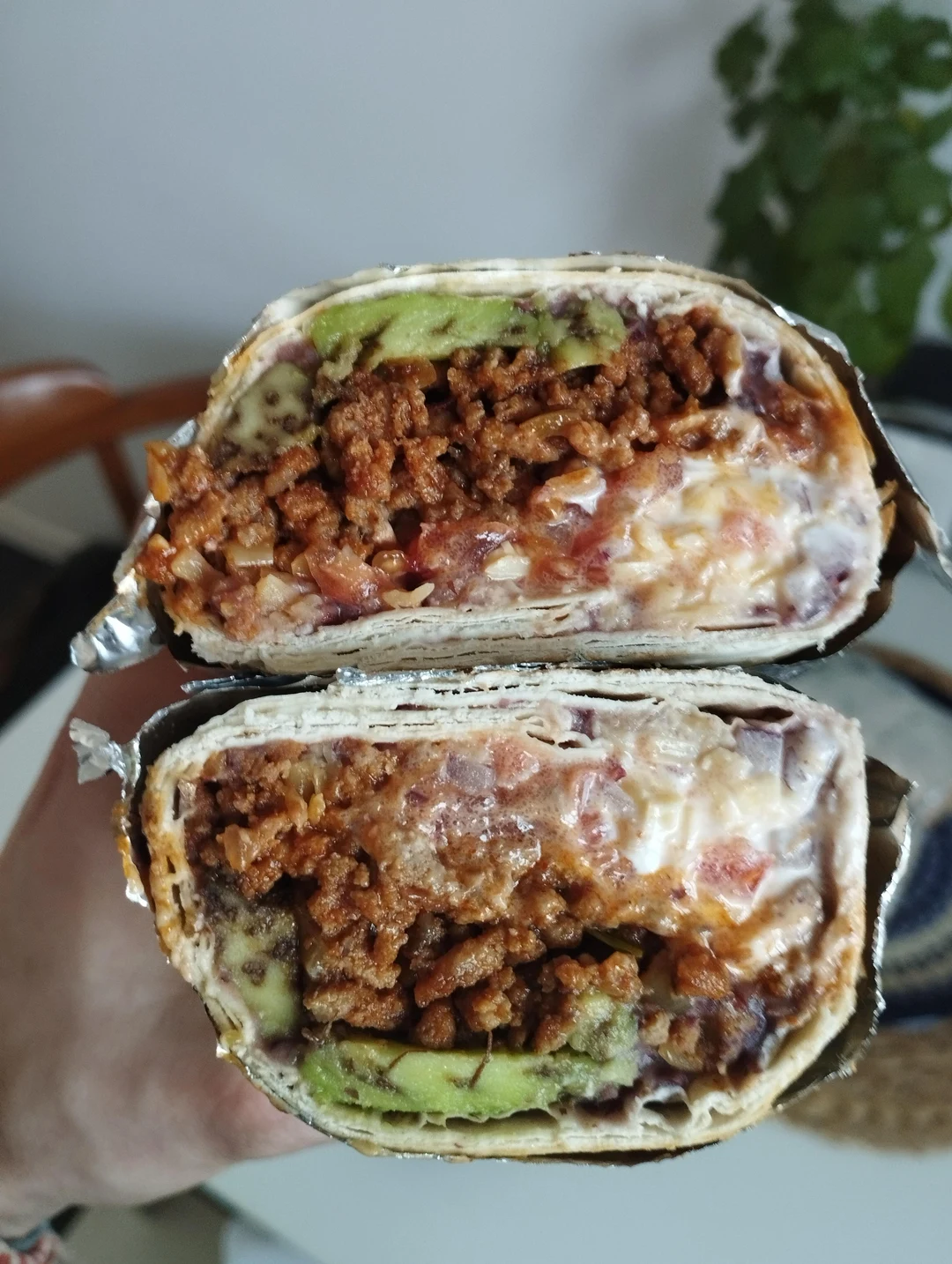 Homemade tex-mex burrito | Scrolller