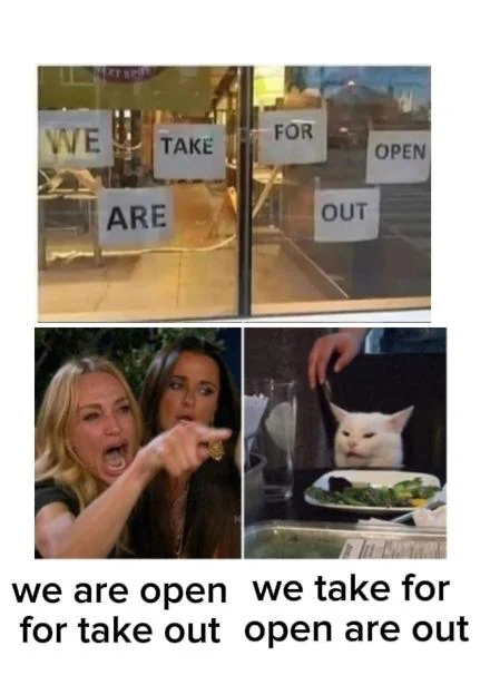 What is the sign saying? (English easy mode) | Scrolller