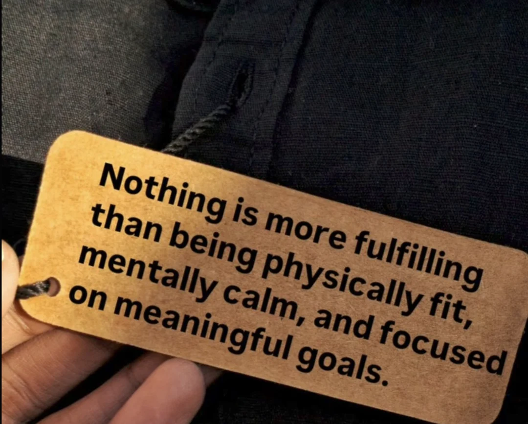 Nothing is more fulfilling than being physically fit, mentally calm, and focused on meaningful ...