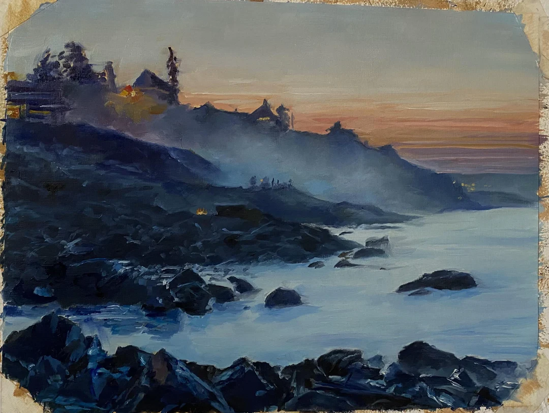 Misty, aworku(me), oils, 2023 | Scrolller