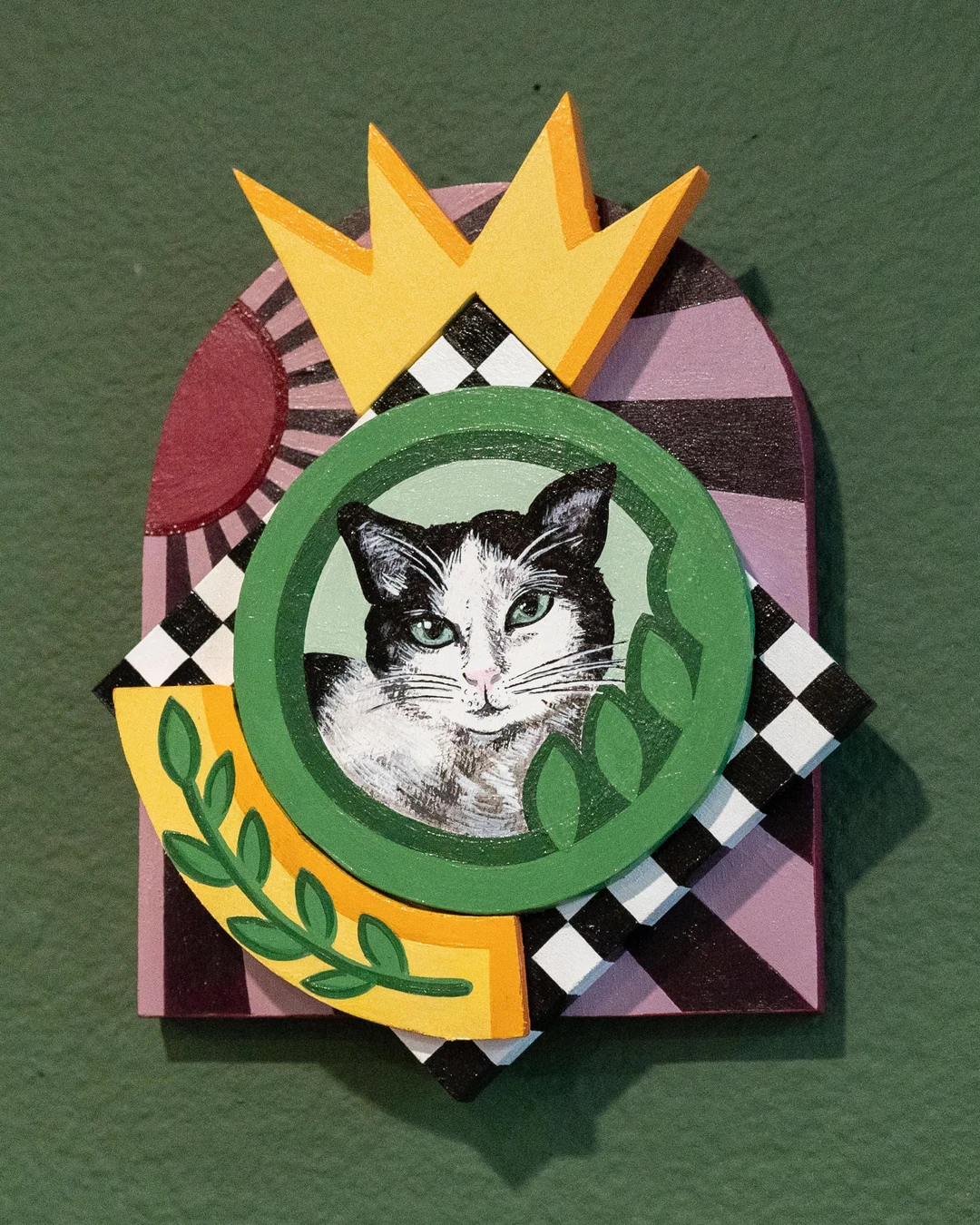 In Memory of Atticus, BasswoodWorks (my girlfriend & me), wood and paint, 2023 | Scrolller