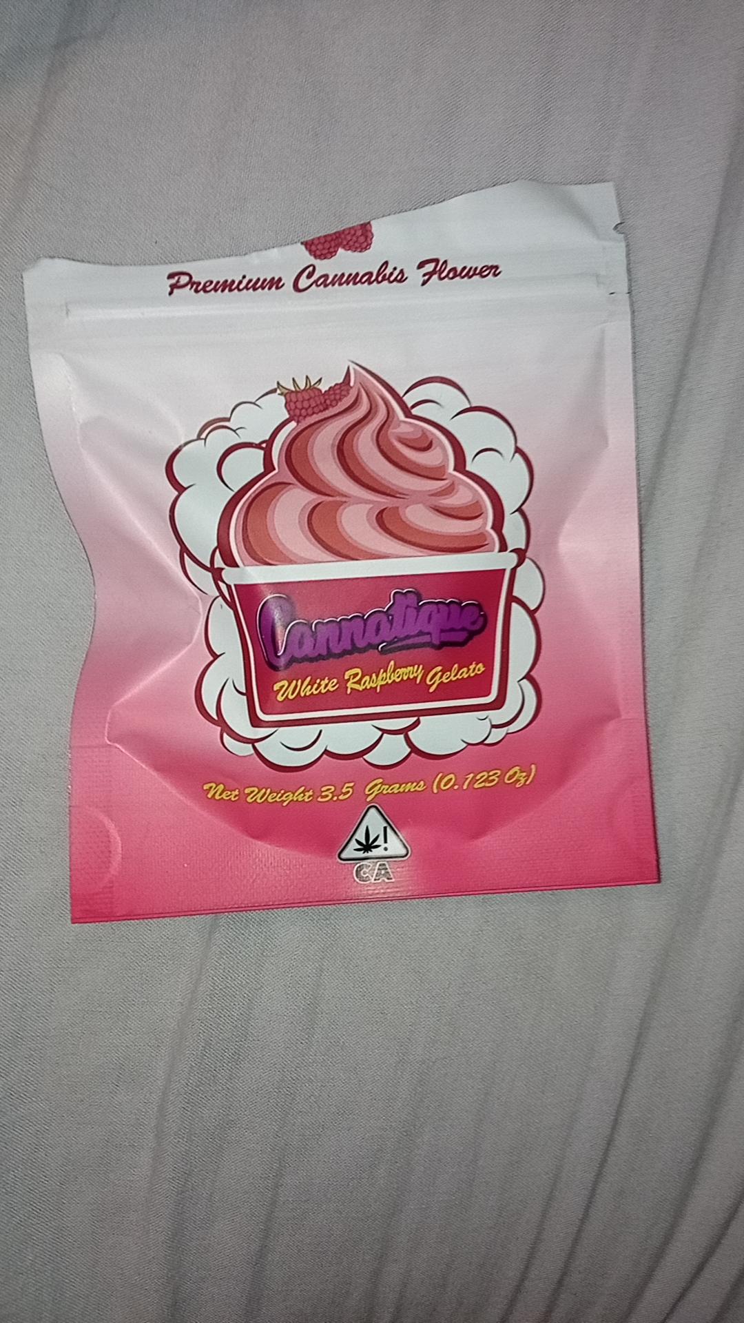 Cannatique farms white raspberry gelato | Scrolller