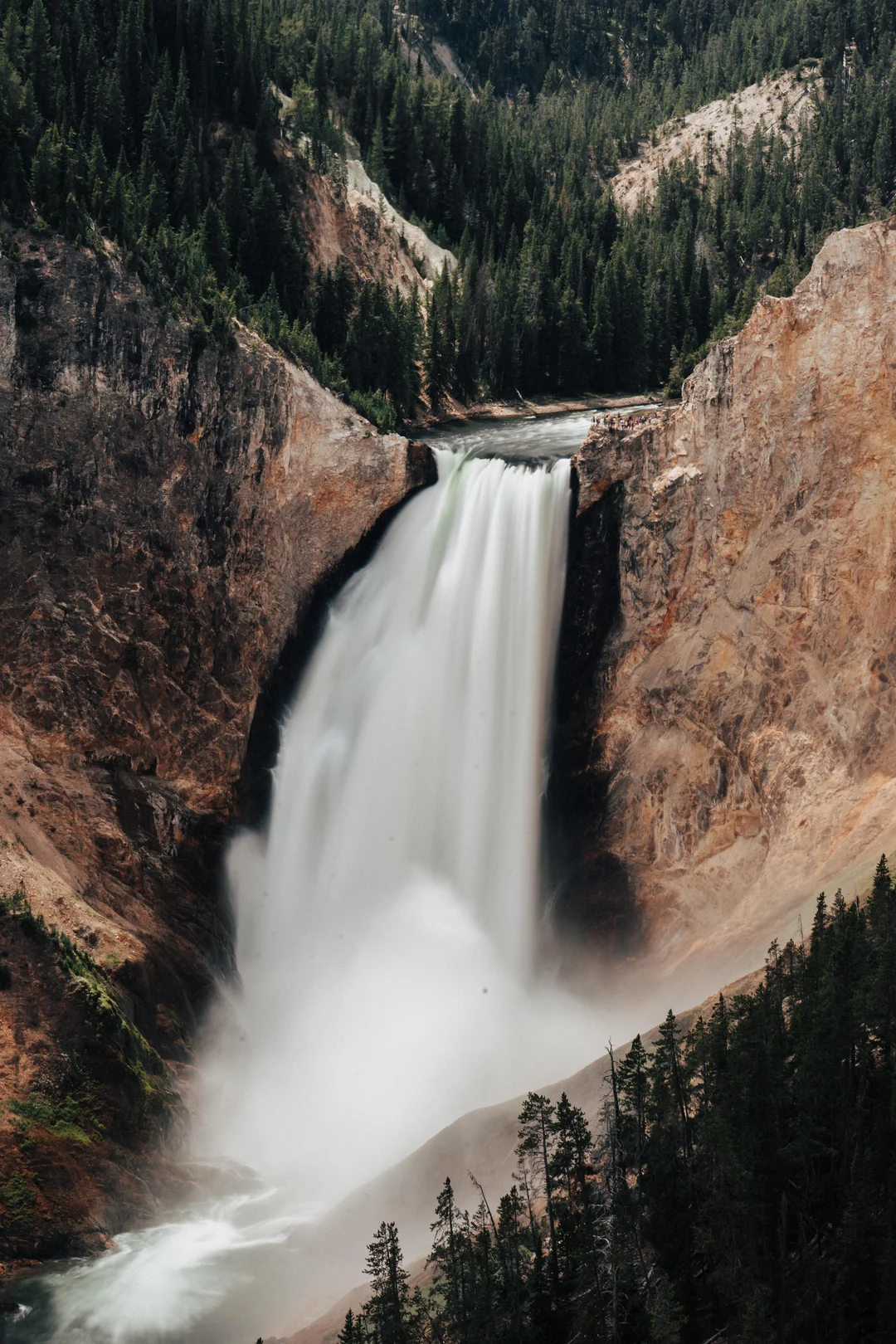 Waterfall in Yellowstone National Park [OC] [3887x5831] | Scrolller