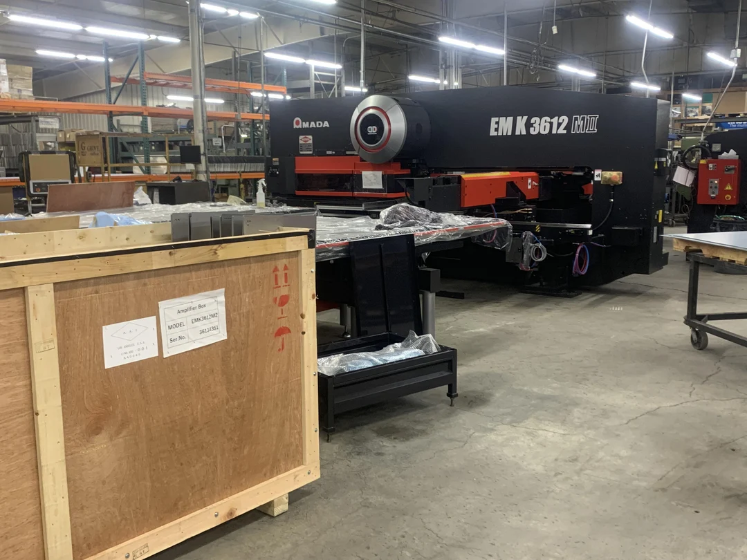 NTD: Amada EMK 3612 M2 rotary turret punch press. | Scrolller