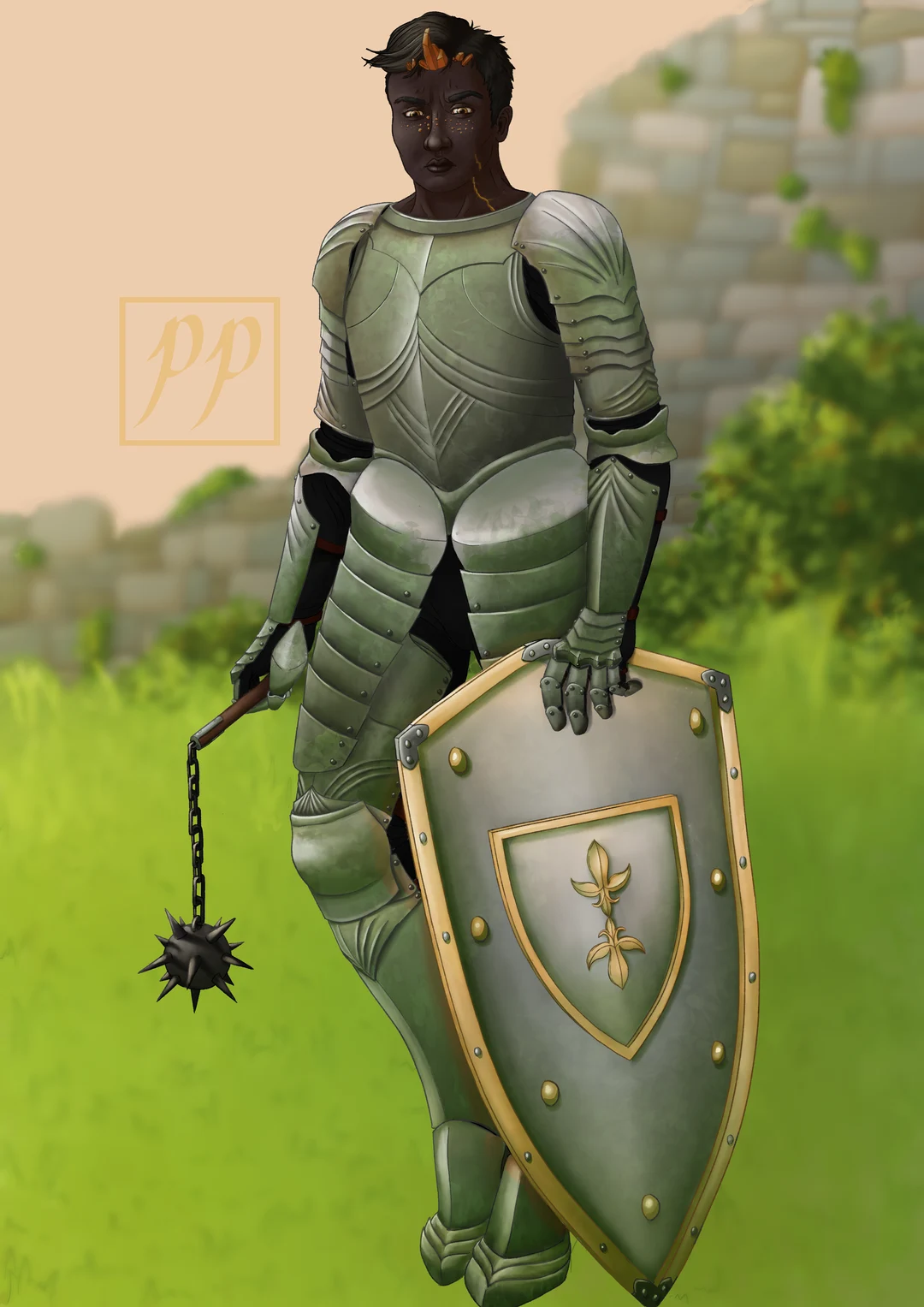 Earth Genasi Paladin by yours truly | Scrolller