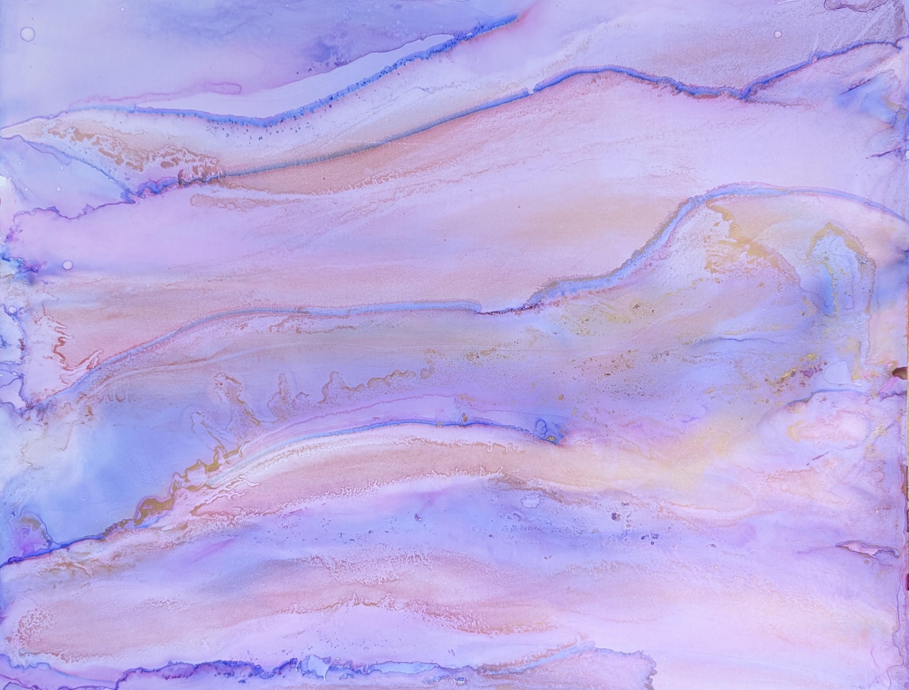 Waves, Me, Alcohol Inks, 2023 | Scrolller