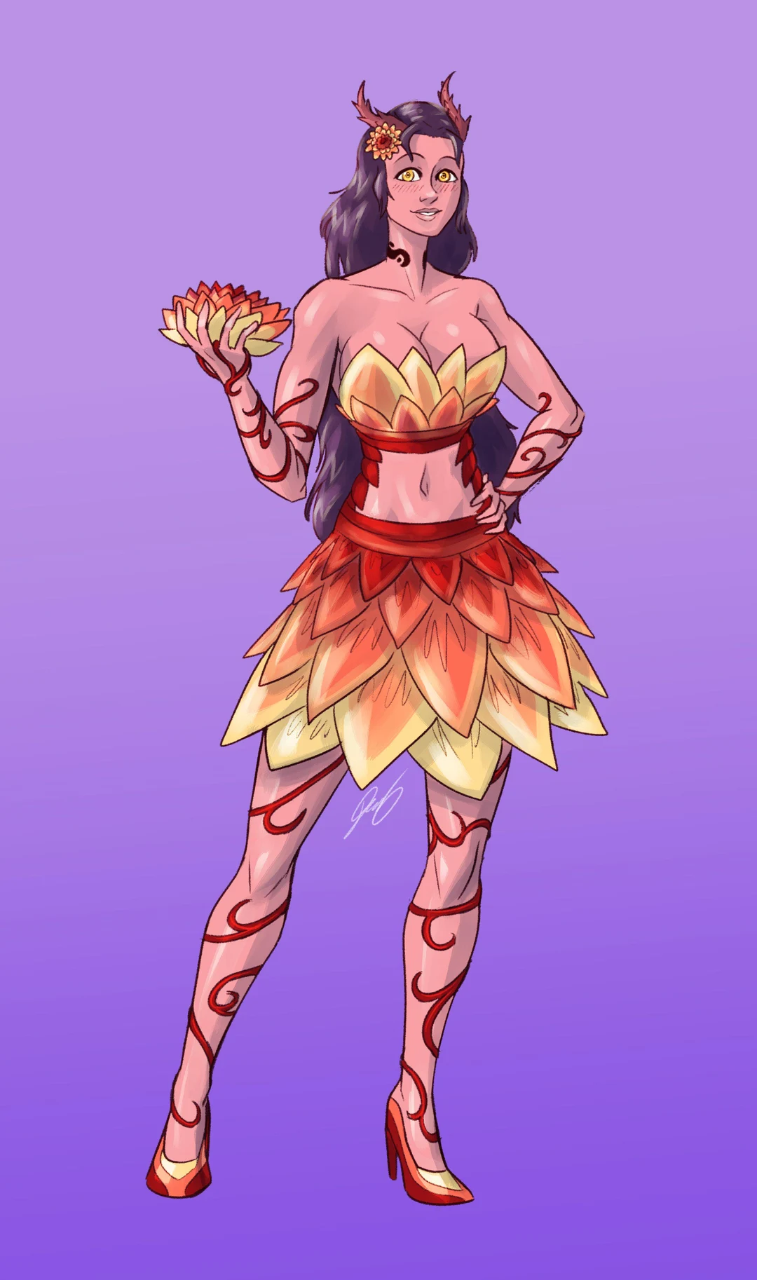 Dahlia Alraune/Dryad; art by PyrasTerran | Scrolller