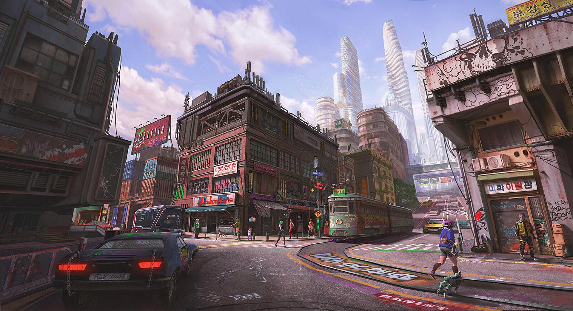 Street by artist Donghee Han | Scrolller