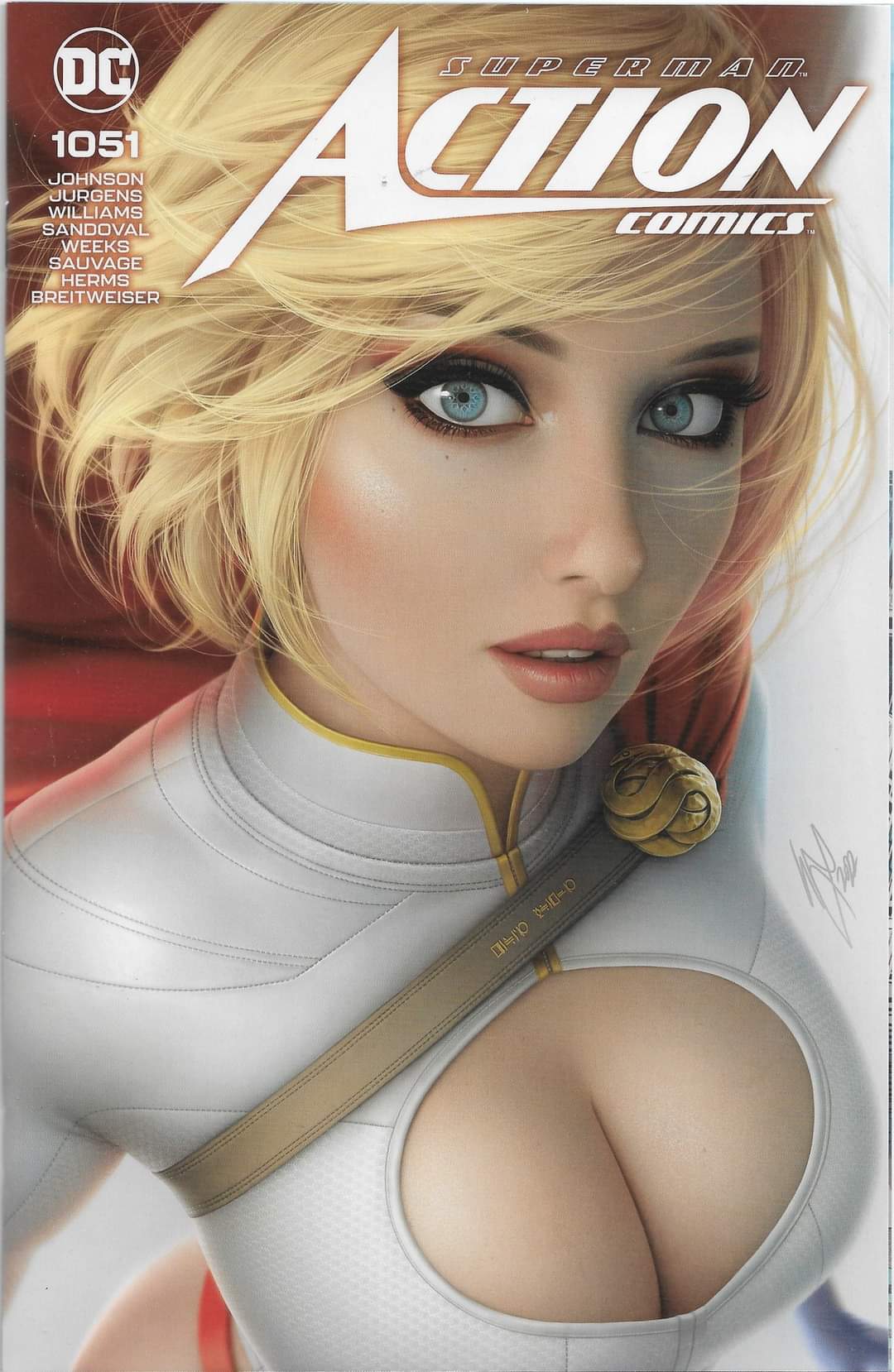 Just sharing a variant cover from my collection....Action Comics #1051 by Warren Louw | Scrolller