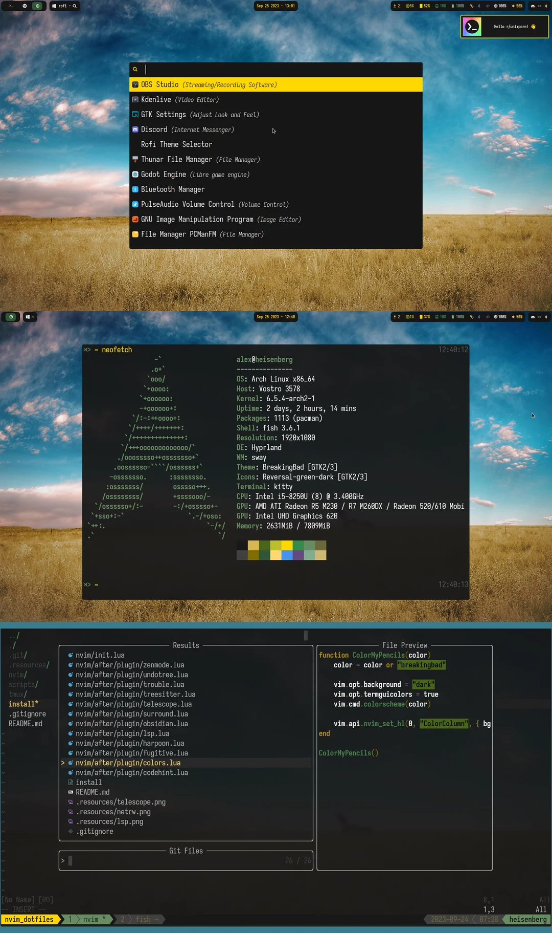 [Hyprland] Breaking Bad Theme! | Scrolller