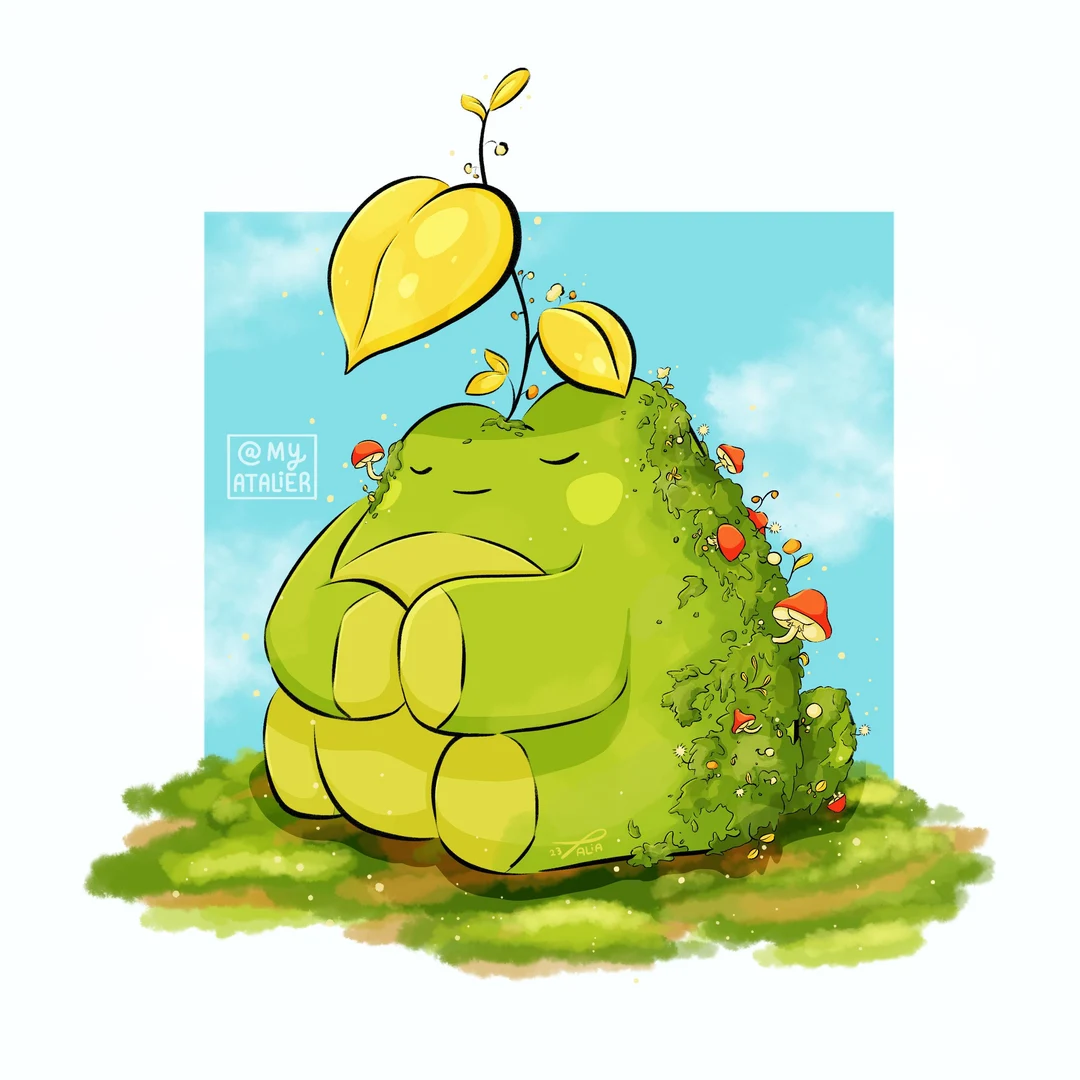 Little zen frog (OC) | Scrolller