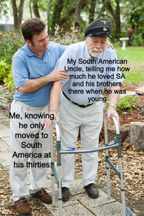 Poor Uncle Adolfo, his Memory is acting up again. | Scrolller