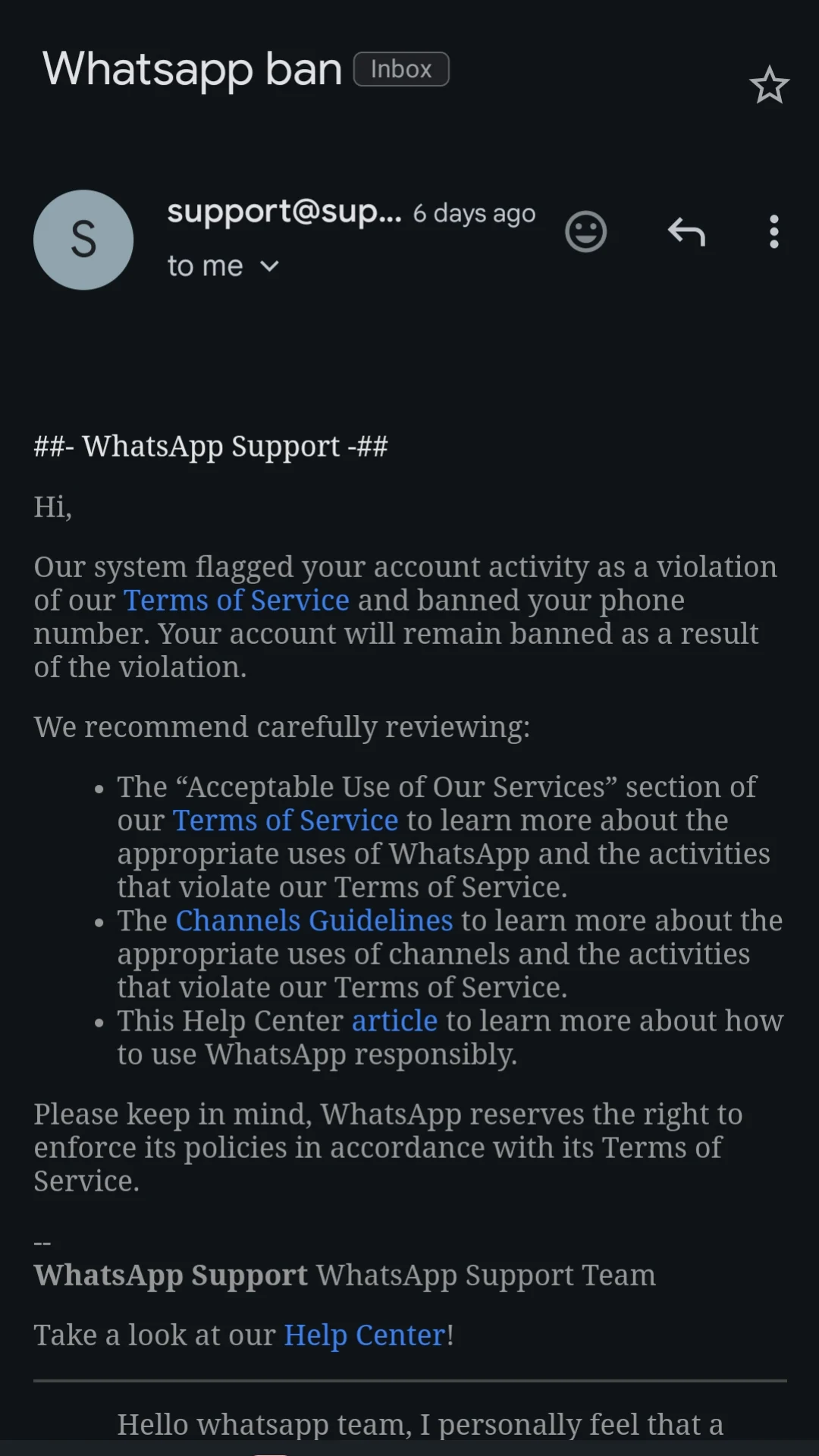 Whatsapp Ban? | Scrolller