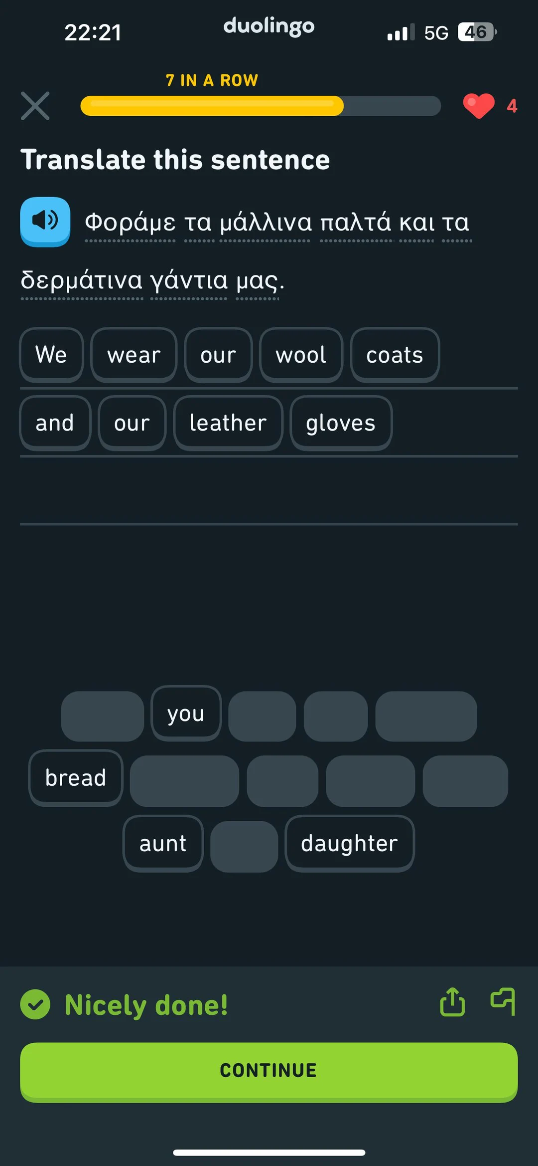 Duolingo is mistaken or I am. | Scrolller