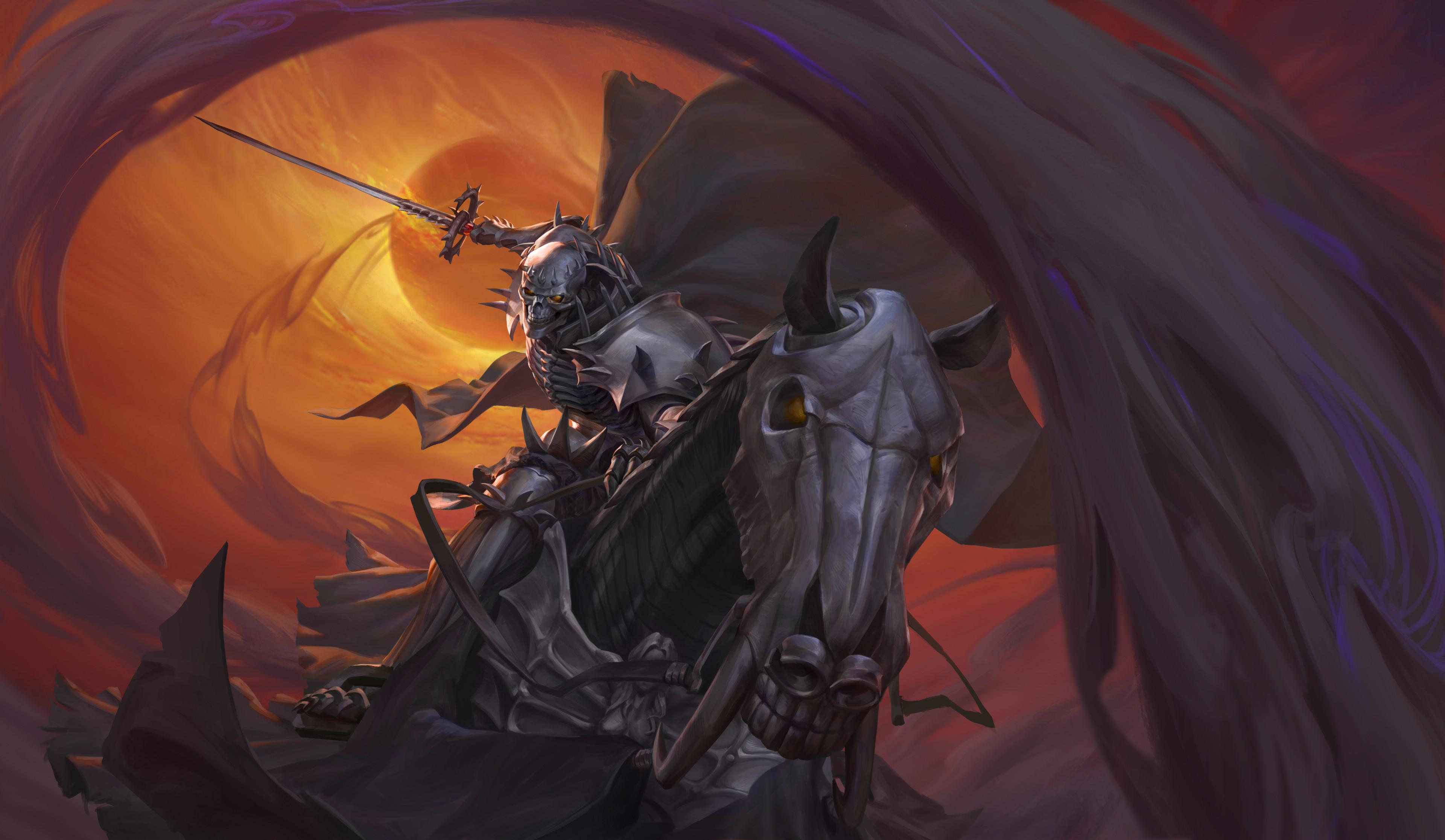 Skull Knight, by Xiaofei Ye | Scrolller
