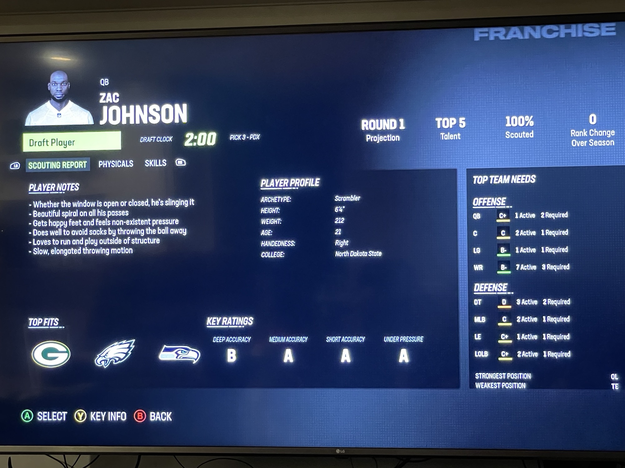 Drafted this beast! | Scrolller