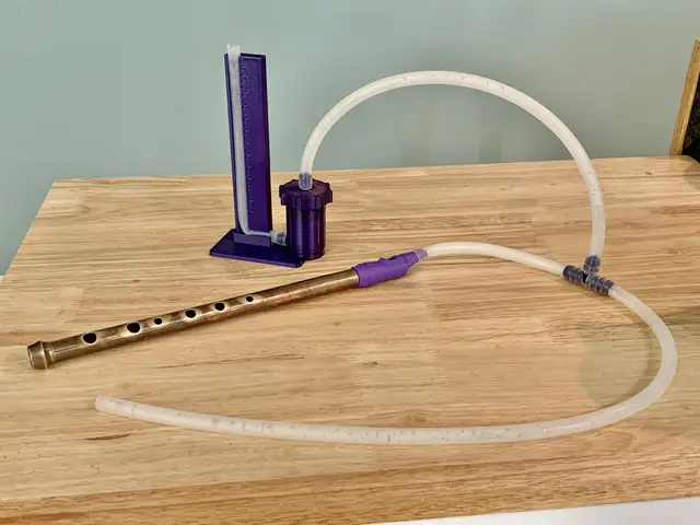 Water gauge for measuring the operating pressure of woodwinds | Scrolller