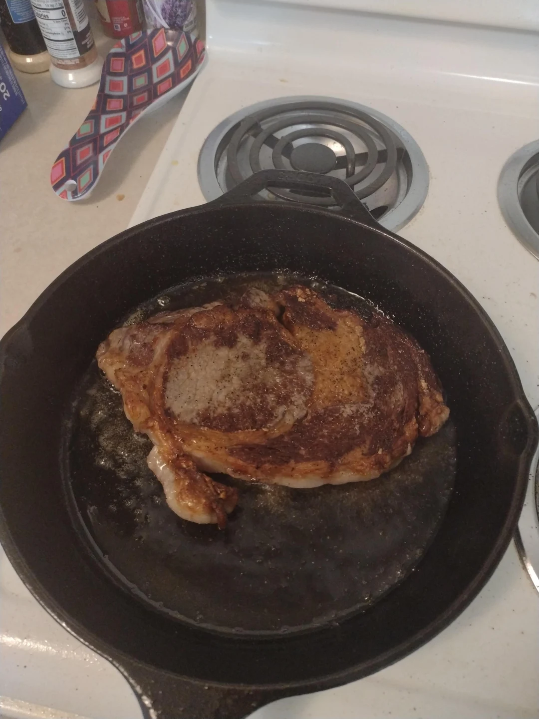 ribeye I made a few days ago. first solid sear I had in a long time. | Scrolller