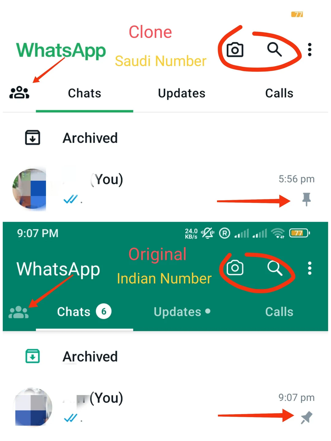 Same version different UI | Scrolller