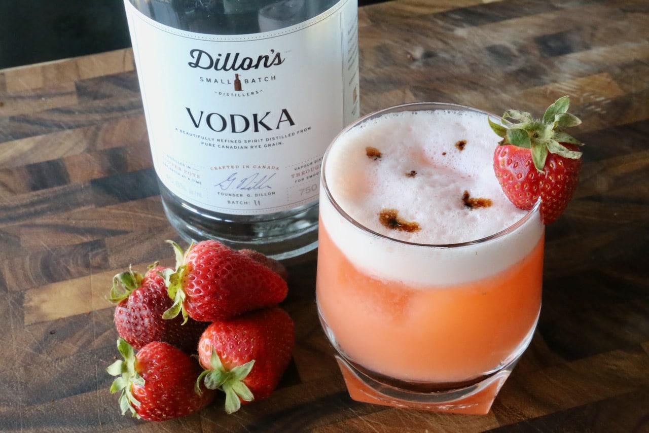 Strawberry Fields Vodka Cocktail | Scrolller