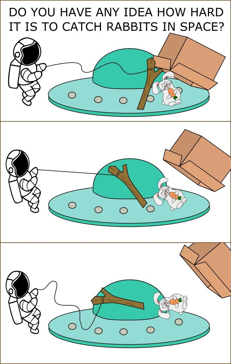 [OC] Rabbits in Space | Scrolller